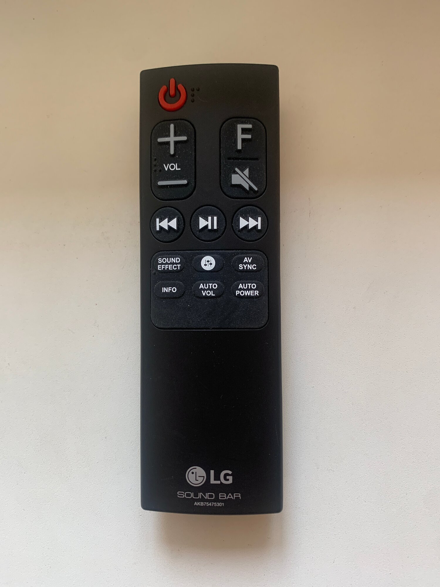 Пульт дистанционного управления LG AKB75475301, для саундбара LG, оригинальный