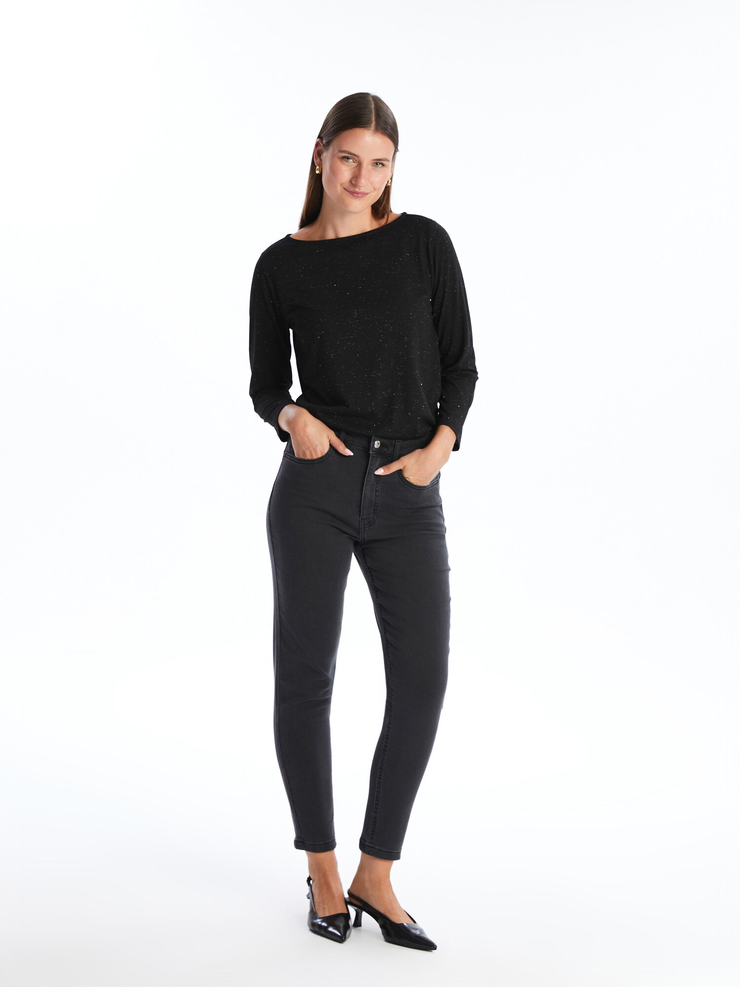 Джинсы скинни 