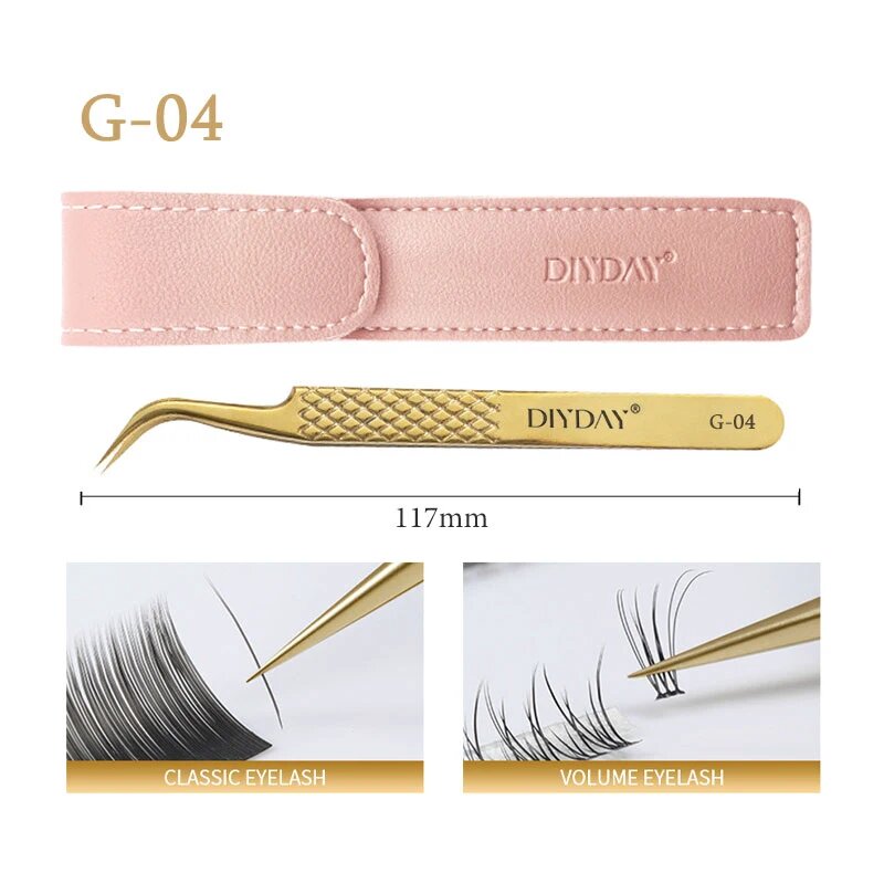 DIYDAY пинцет для наращивания ресниц G-04