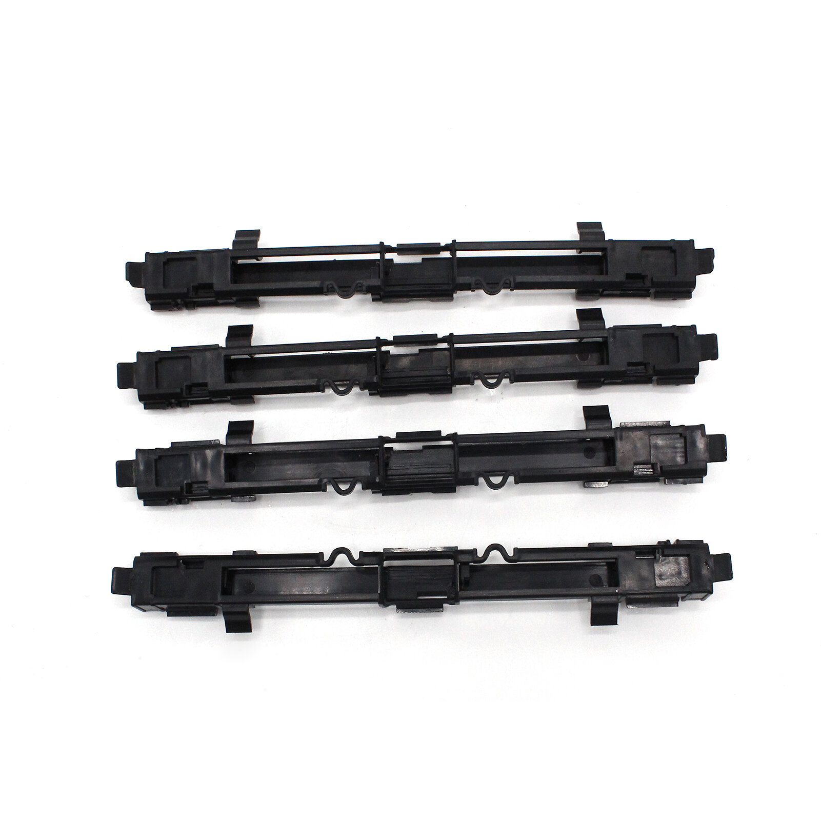 4 PCS Крышная Решетка Покрышка Рейл Трим Молдинг Флап Замена для Vauxhall Opel Astra H Zafira B, 5187915, 13125723, 5187914, Черный, 23*7*5cm, ABS, 2004-2015