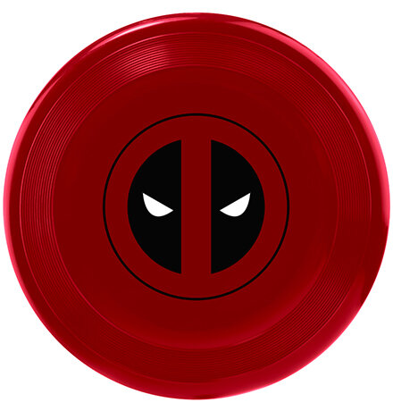 Игрушка Бакл-Даун для собак Фрисби Дэдпул красный 3 х 31 х 23 см