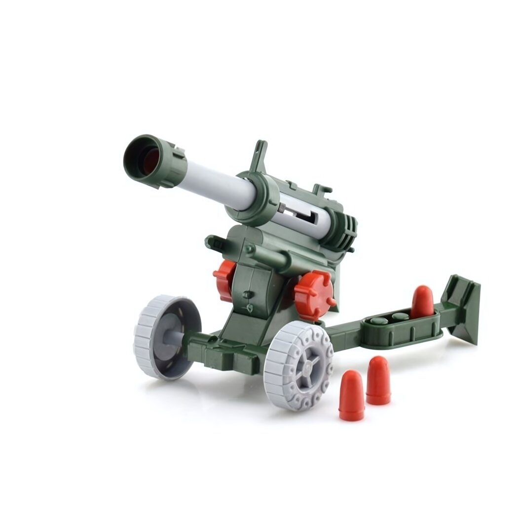 Пушка пневматическая 'Форма', зеленая, с 3 снарядами, для детей от 3 лет, пластик