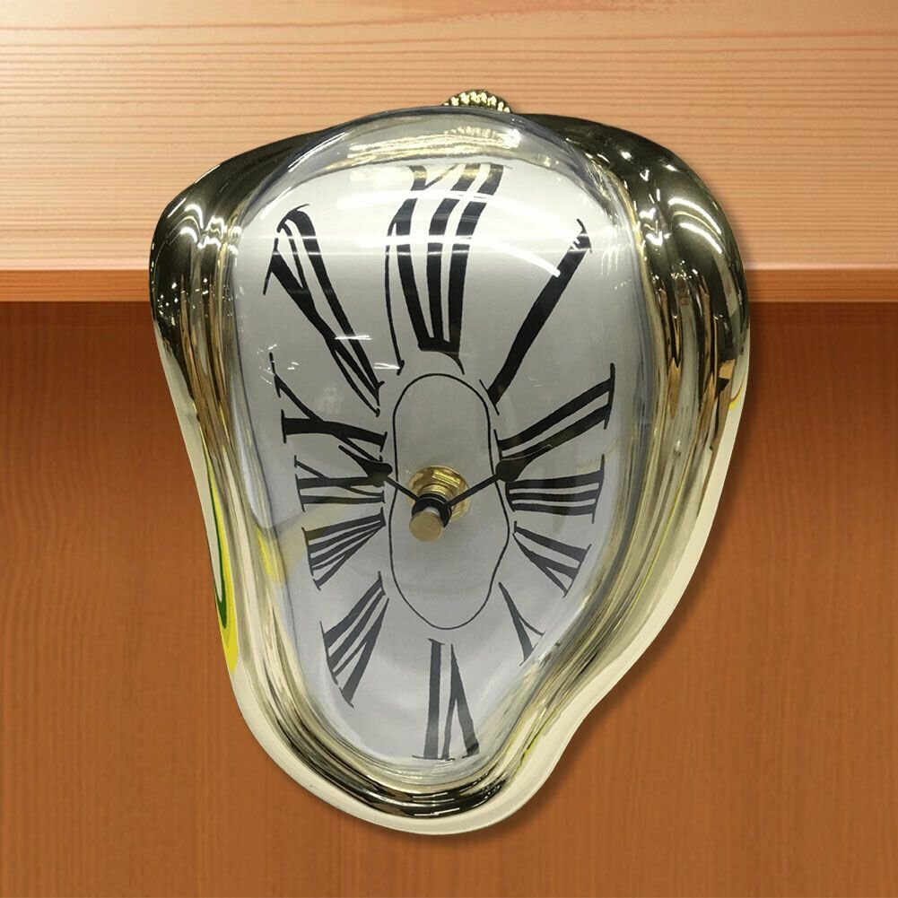 Креативные настенные часы в стиле Сальвадора Дали с эффектом тающего времени для гостиной, спальни и офиса