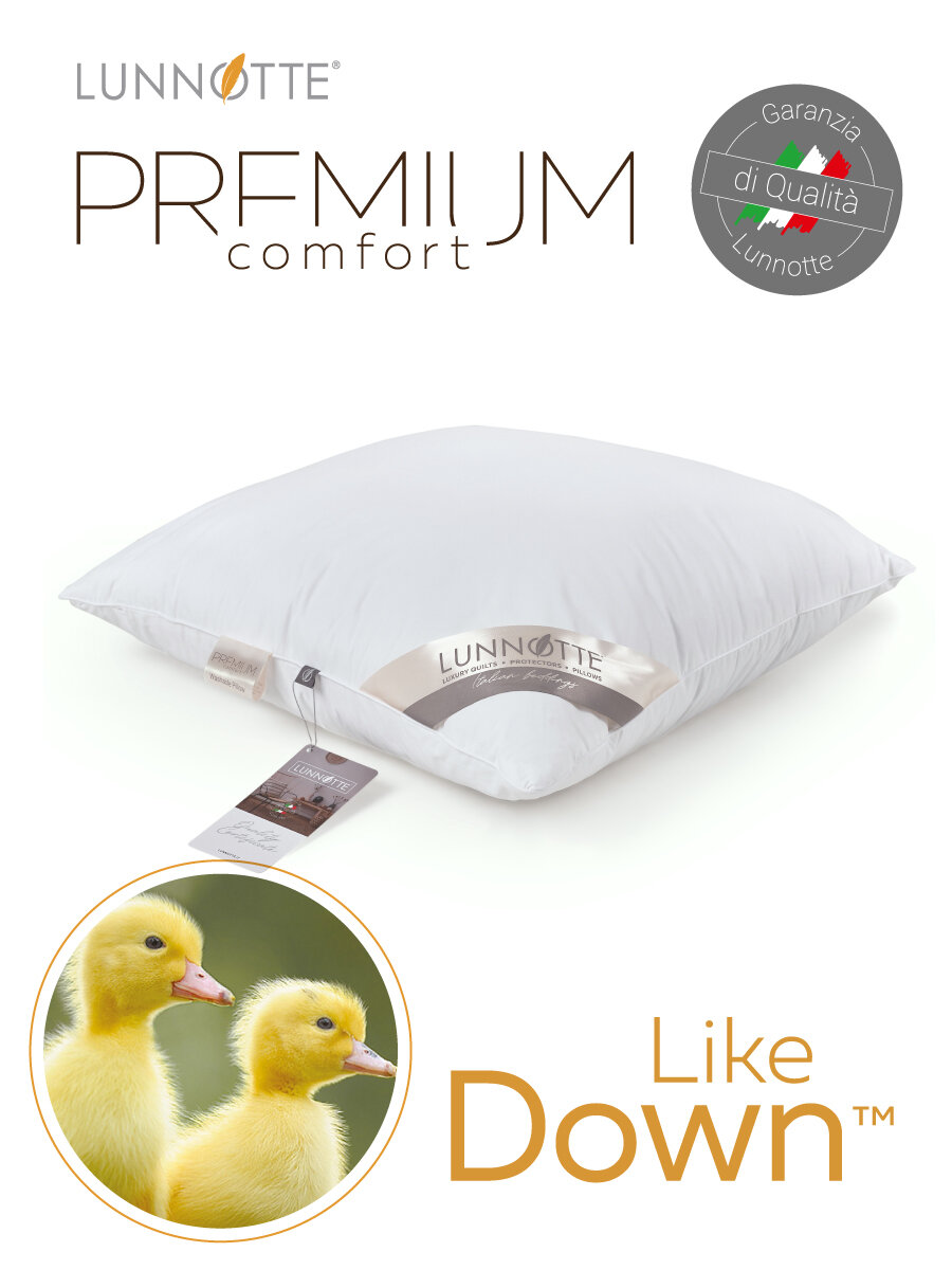 Подушка гипоаллергенная Lunnotte Premium Comfort Like Down, 70x70 см