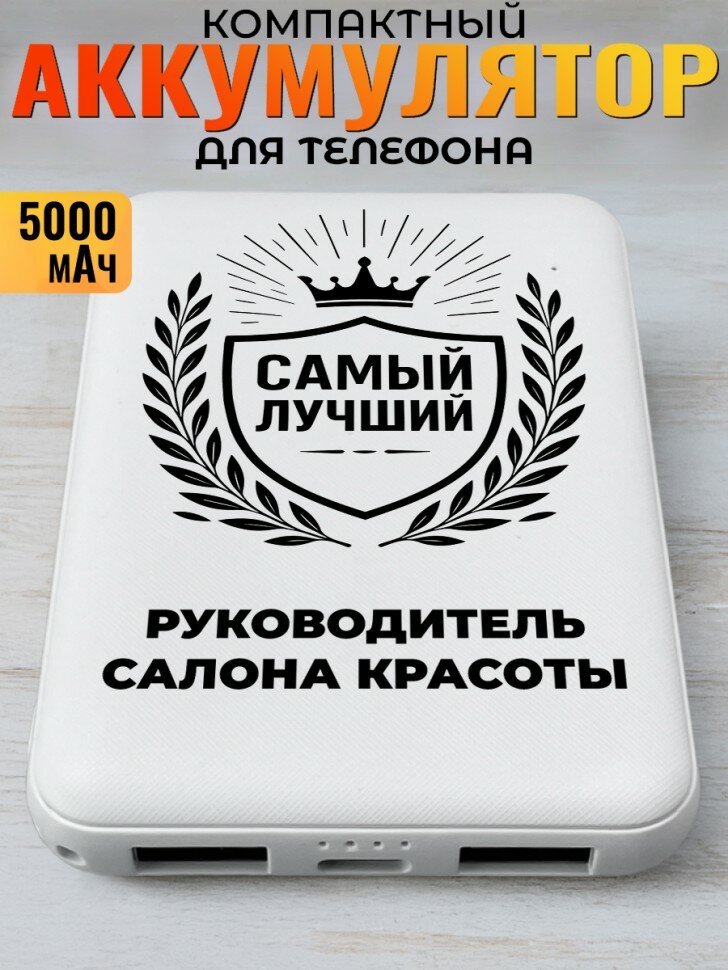 Повербанк "руководитель салона красоты" (5000 мАч)