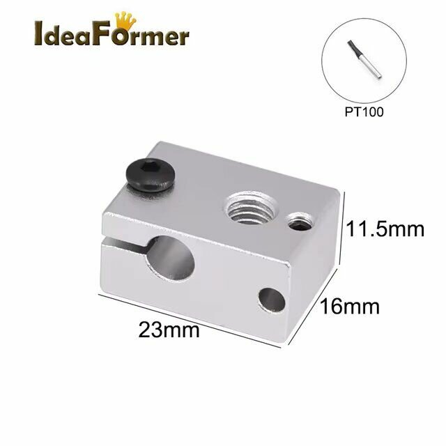 Нагревательный блок IdeaFormer V6PT100 для 3D-принтера
