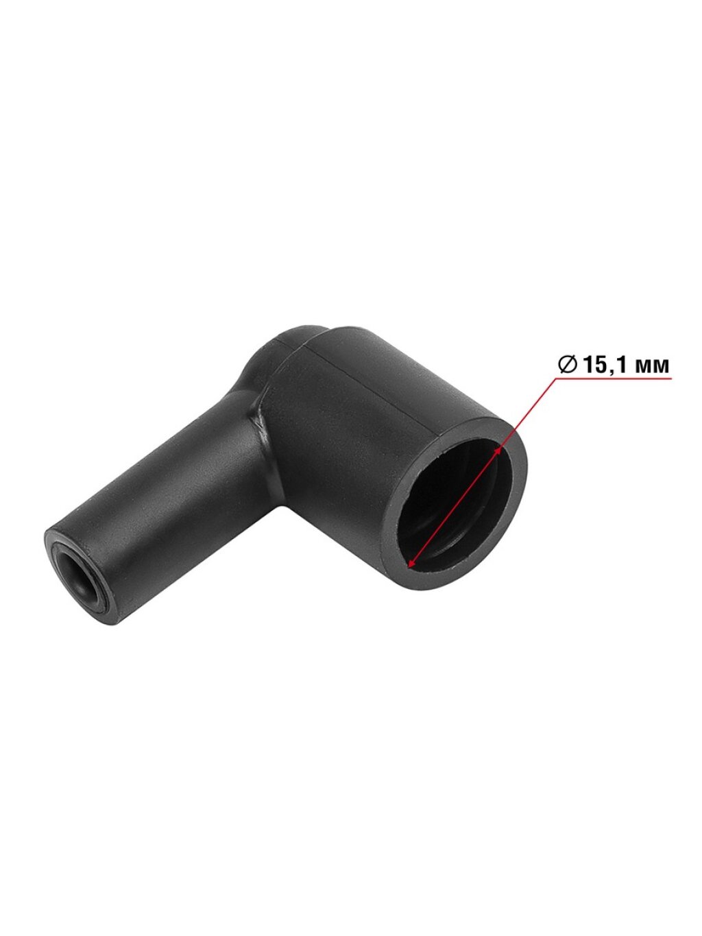 Колпачок угловой высоковольтного провода к трамблеру, катушке зажигания 2108-21099 карб. (4 шт) "Car