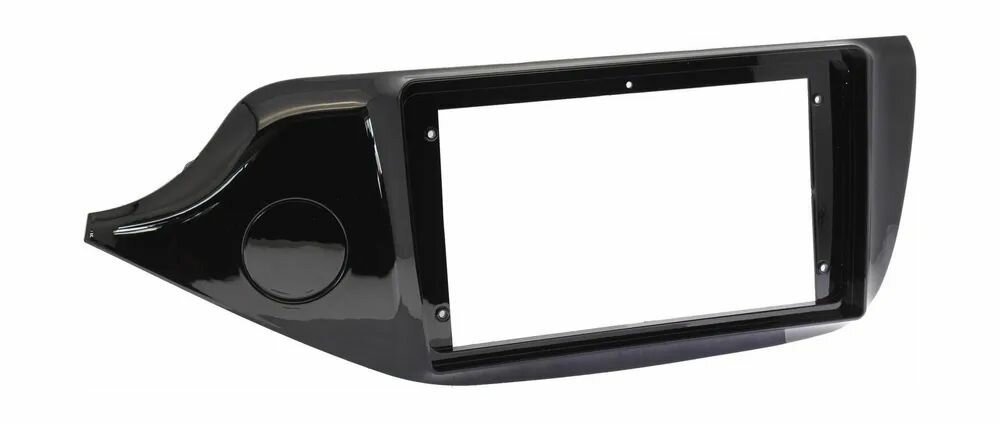 Переходная рамка для автомагнитолы андроид 2 din Kia CEED 2012 - 2019 LHD (цвет - черный глянец) 9 дюймов