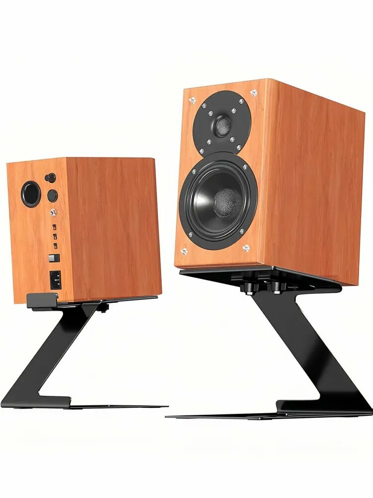 Стойки для Акустики, Колонок, Студийных мониторов, Полочников, 1 пара, черный 扬声器、扬声器、录音室监听器、书架支架，1 对，黑色 扬声器、扬声器、录音室监听器、书架支架，1 对，黑色