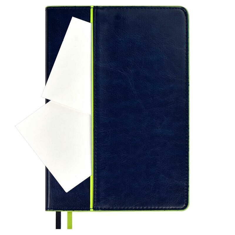 Ежедневник недатированный ESCALADA А5, 160 л. синий 63974