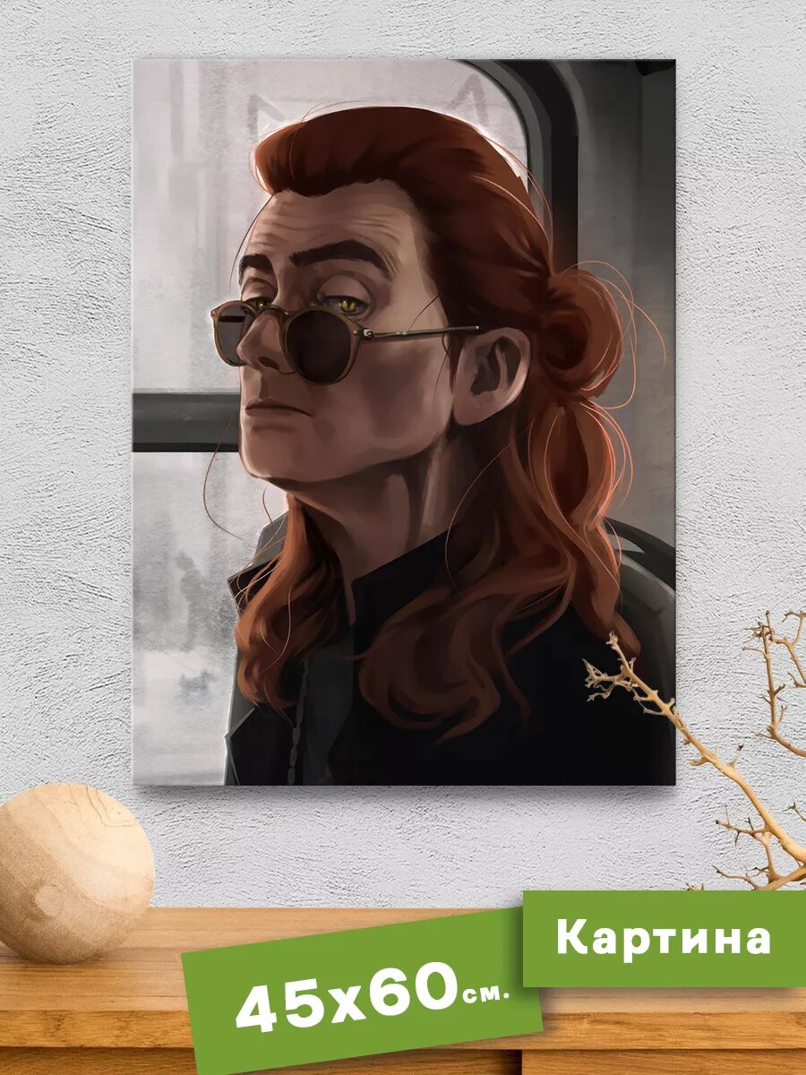 Картина на стену на холсте Благие знамения Кроули