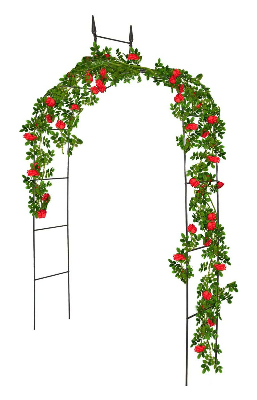 Арка садовая разборная MAXITERRA, 140х38х260 см, металл, цвет: зелёная