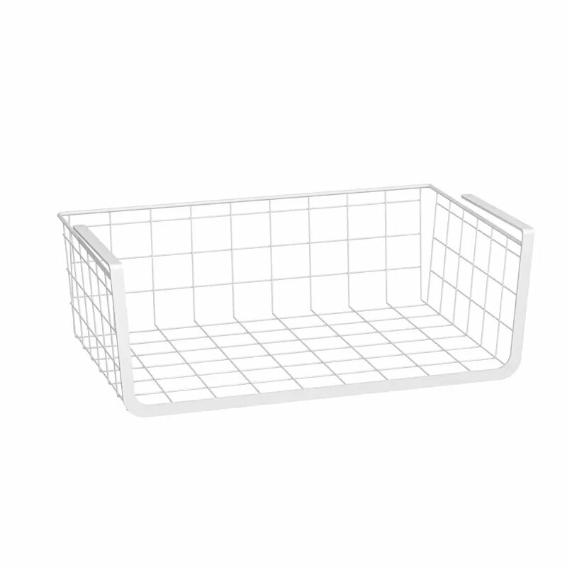Корзина для хранения 36x14.5x25 см сталь белый