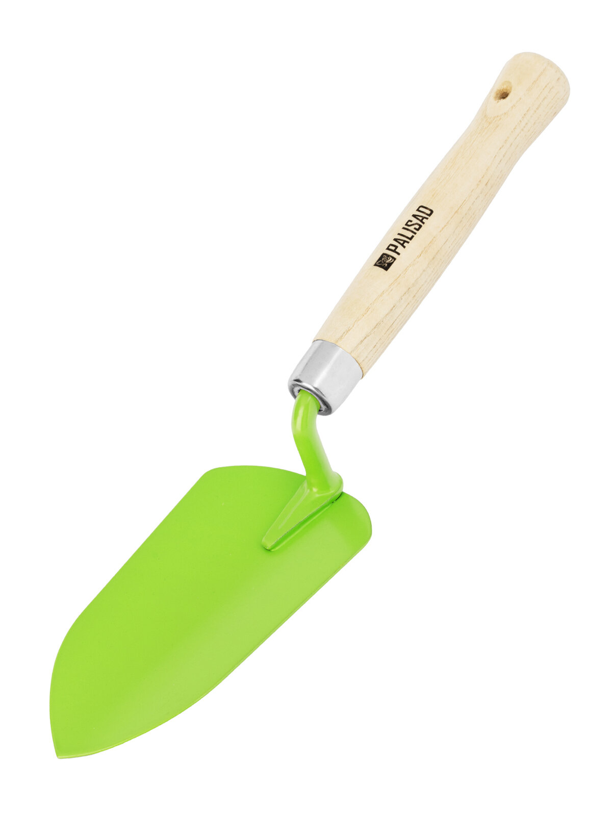 Совок посадочный широкий Palisad 95х350 мм, стальной, деревянная рукоятка 62605