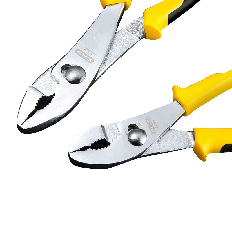 STANLEY Dual Color Handle Carp Pliers Fish Mouth Pliers Flat Nose Pliers Adjustable Jaw Pliers 6 Inch STHT84055-8-23