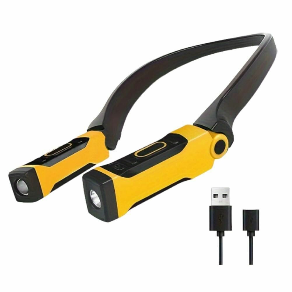 Перезаряжаемая USB-лампа для чтения, шейный светильник для книг, для чтения, кемпинга