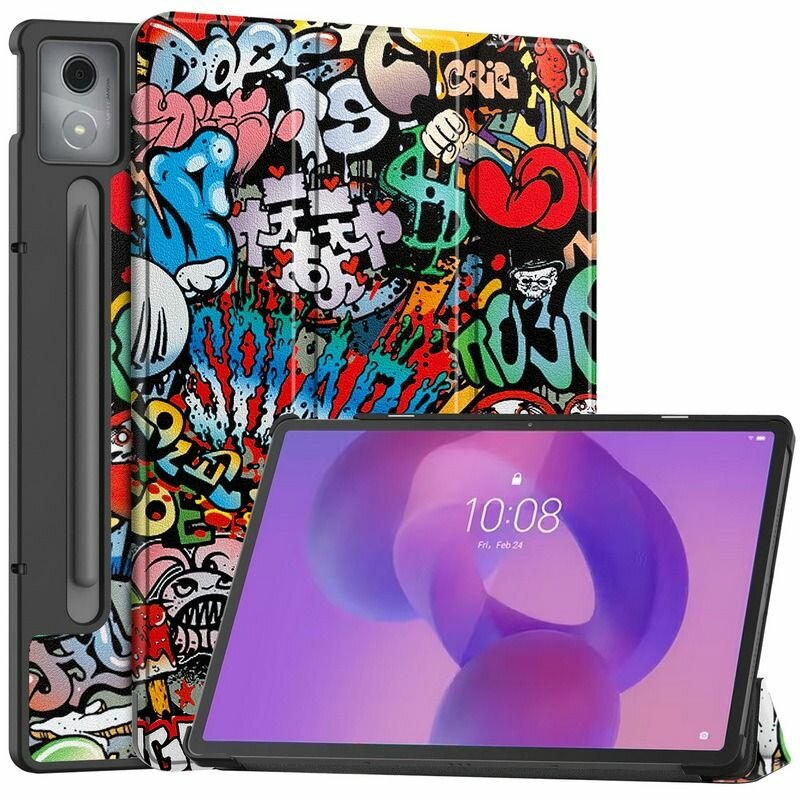 Ультратонкий жесткий чехол из искусственной кожи для Lenovo Idea Tab Pro / Lenovo Xiaoxin Pad Pro 12,7 дюйма 2025