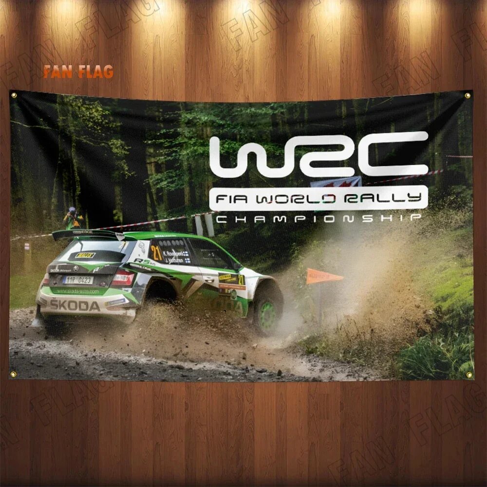 WRC флаг баннер полиэстер 90x150 см 60 х 90 см, DT250106000386