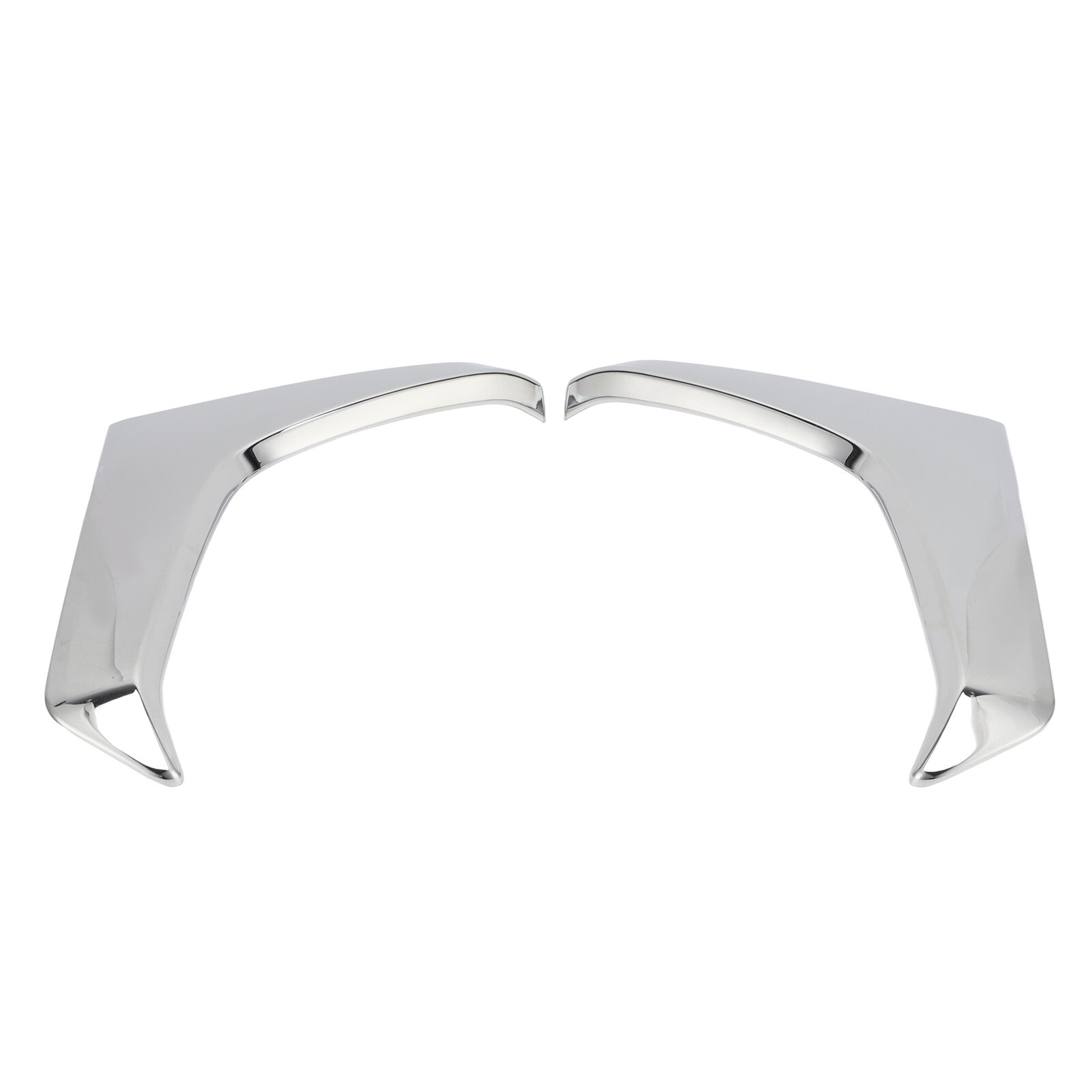 Шт. Задние боковые спойлеры на стекло из ABS-пластика с хромированной отделкой и скошенными краями, замена для Subaru Forester SK 2018–2020