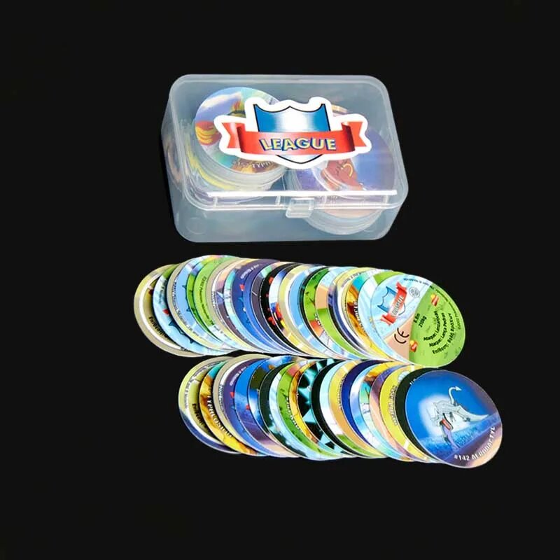 Коллекционный набор Тазос Pokemon League 2 LOTE DE TAZOS LEAGUE 1 50PCS