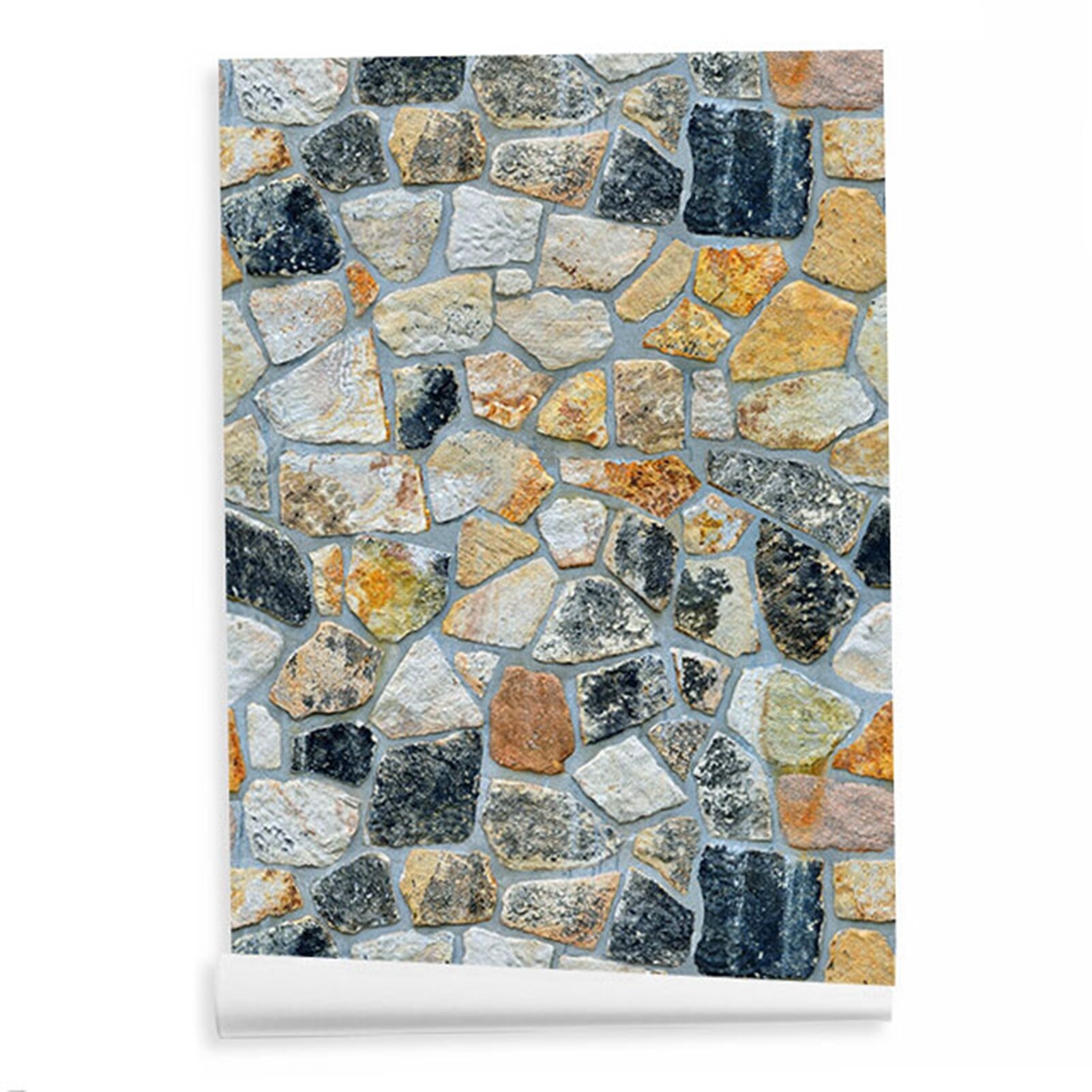 45 см x 10 м обои с имитацией камня, домашний кирпич, зернистая наклейка на стену, красочный рок-узор