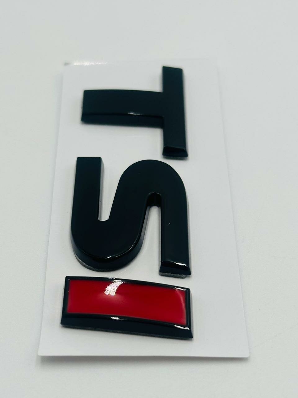 Шильдик надпись эмблема TSI ABS Black x Red