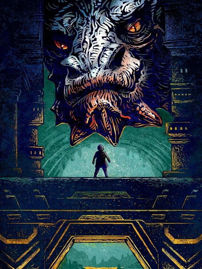 Алмазная мозаика на подрамнике "Властелин колец" круглые бриллианты 40х50см