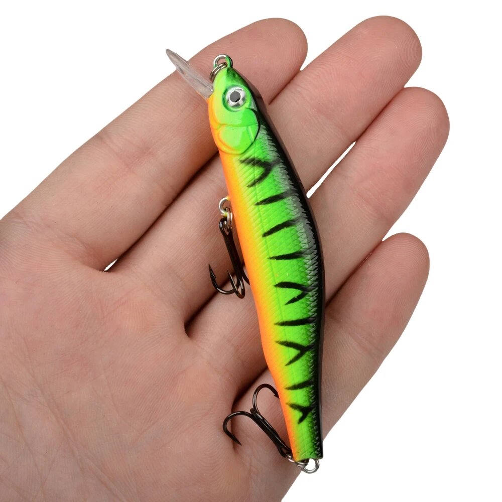 8.2g Slow sinking minnow Fishing lures 9cm Wobblers Pike bass Swimbait Artificial Hard Bait Carp fishing Tackle
