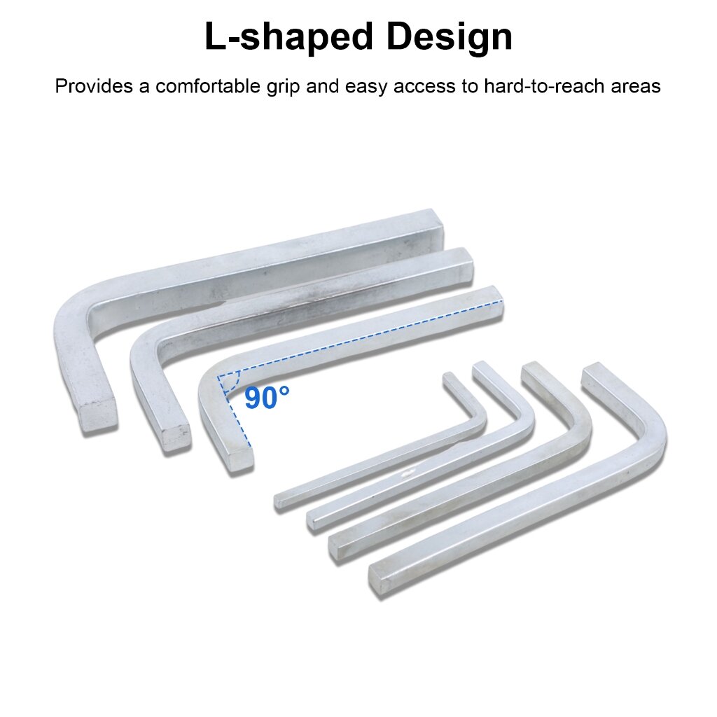 Набор ключей-отвёрток L-образных квадратных