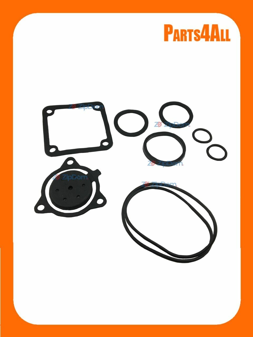 Обратный клапан + Комплект резиновых уплотнителей на мотопомпу 2 дюйма