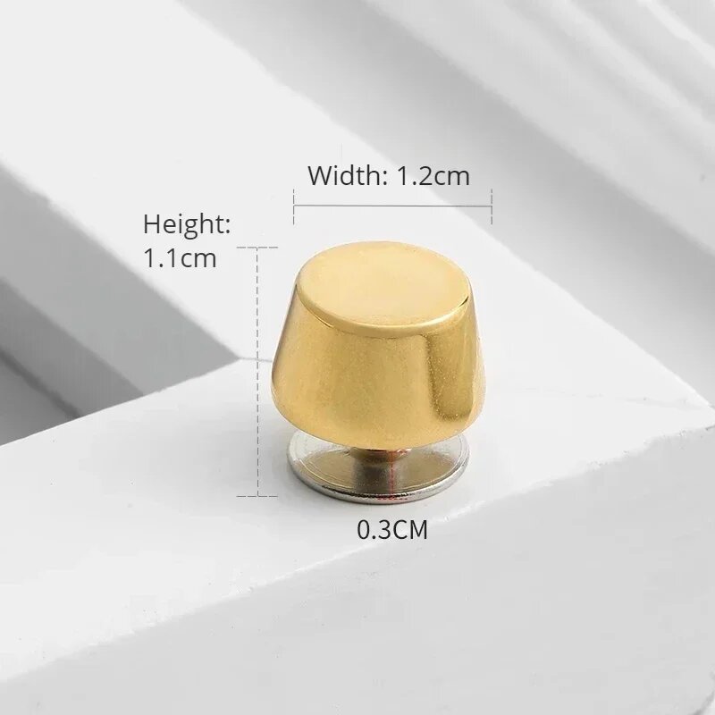 Для сумки Hermes Kelly в форме ведра, сумка на ножках, шпильки, нижняя защита от износа, заклепки, детали, аксессуары Gold 1 Pcs