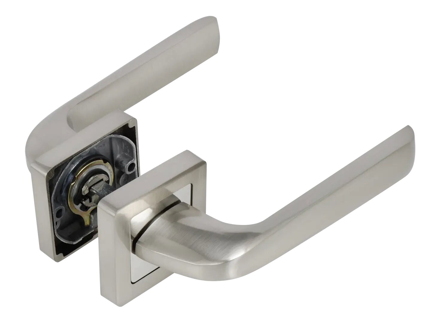 Дверные ручки Edson EDS-140H-Q1, цвет никель