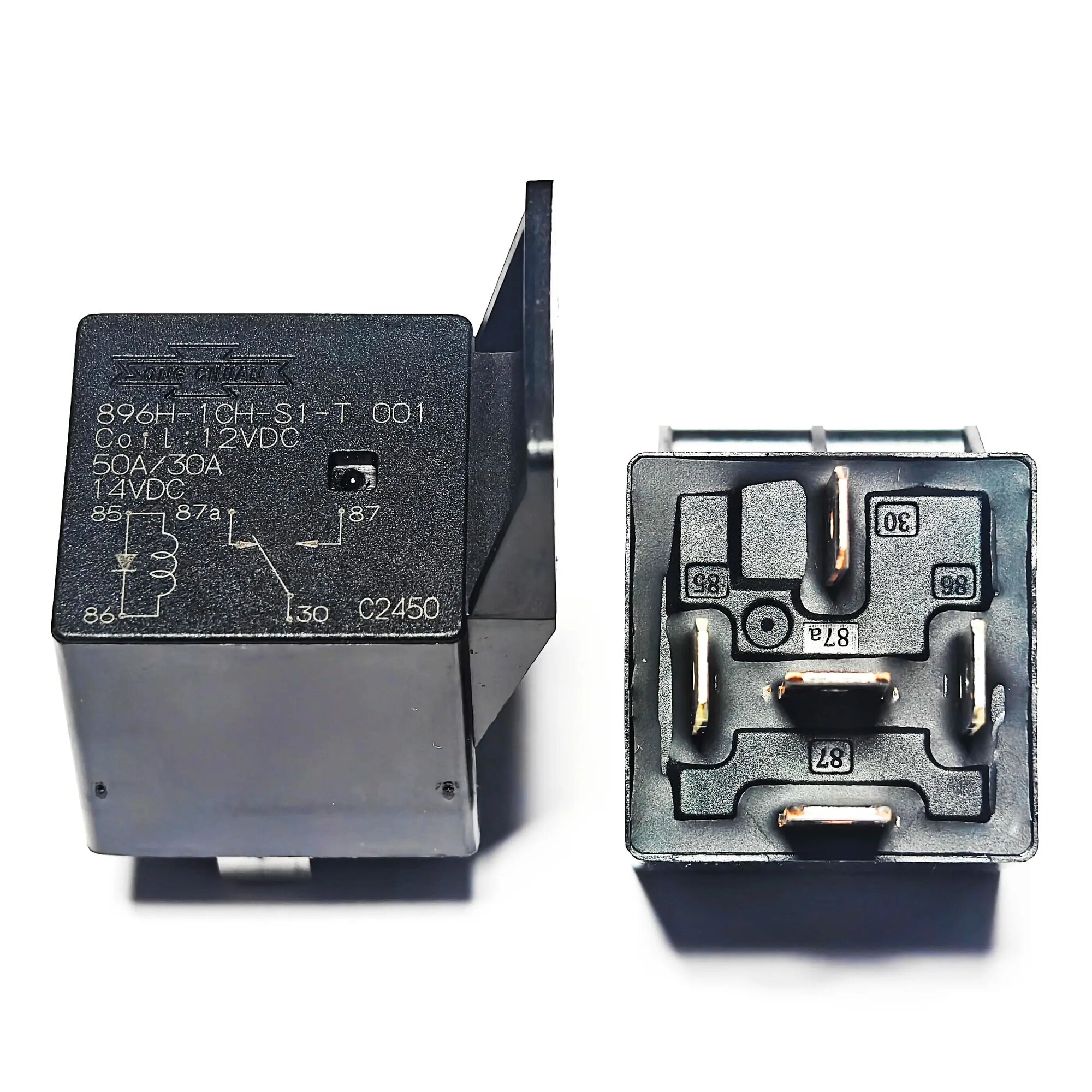 100%новый 896H-1CH-S1-T 001 12 В постоянного тока, 5 контактов, реле 50 А/30 А, 1 шт, реле