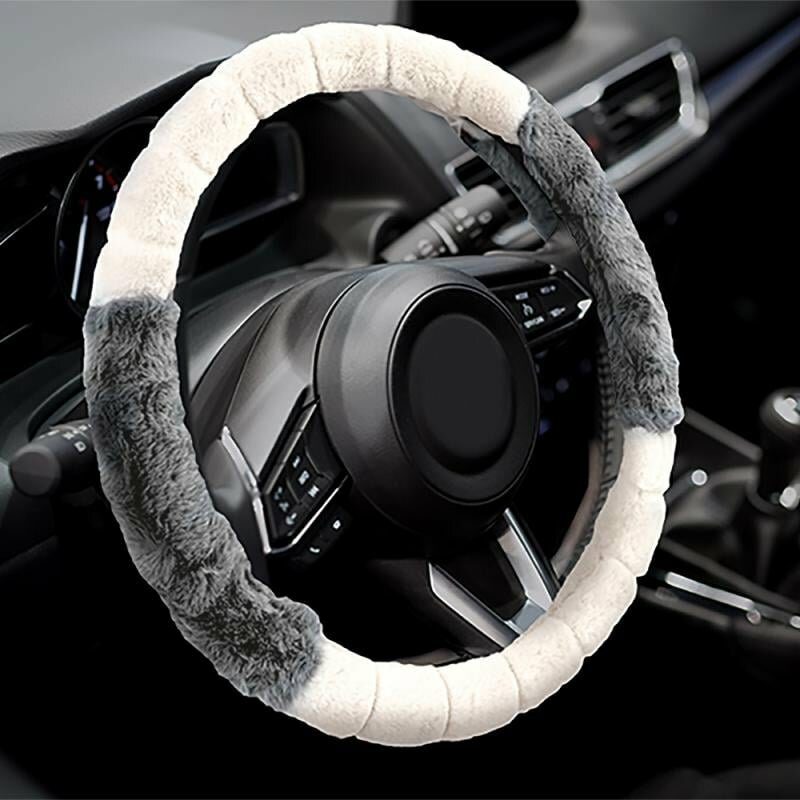 Мягкий бархатный Чехол на руль автомобиля для теплоты и комфорта, Top Race, 38 см, в ассортименте