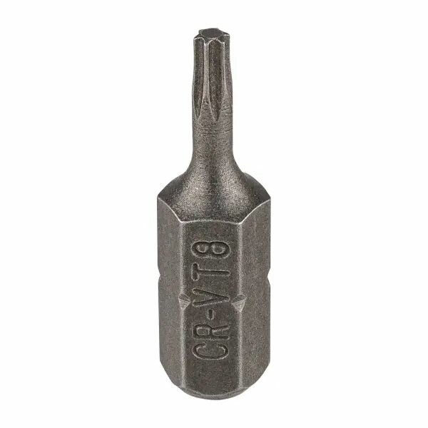 Бита ROCKFORCE TORX, T8, односторонняя, хромованадиевая сталь, T8х25 мм L — фото 1