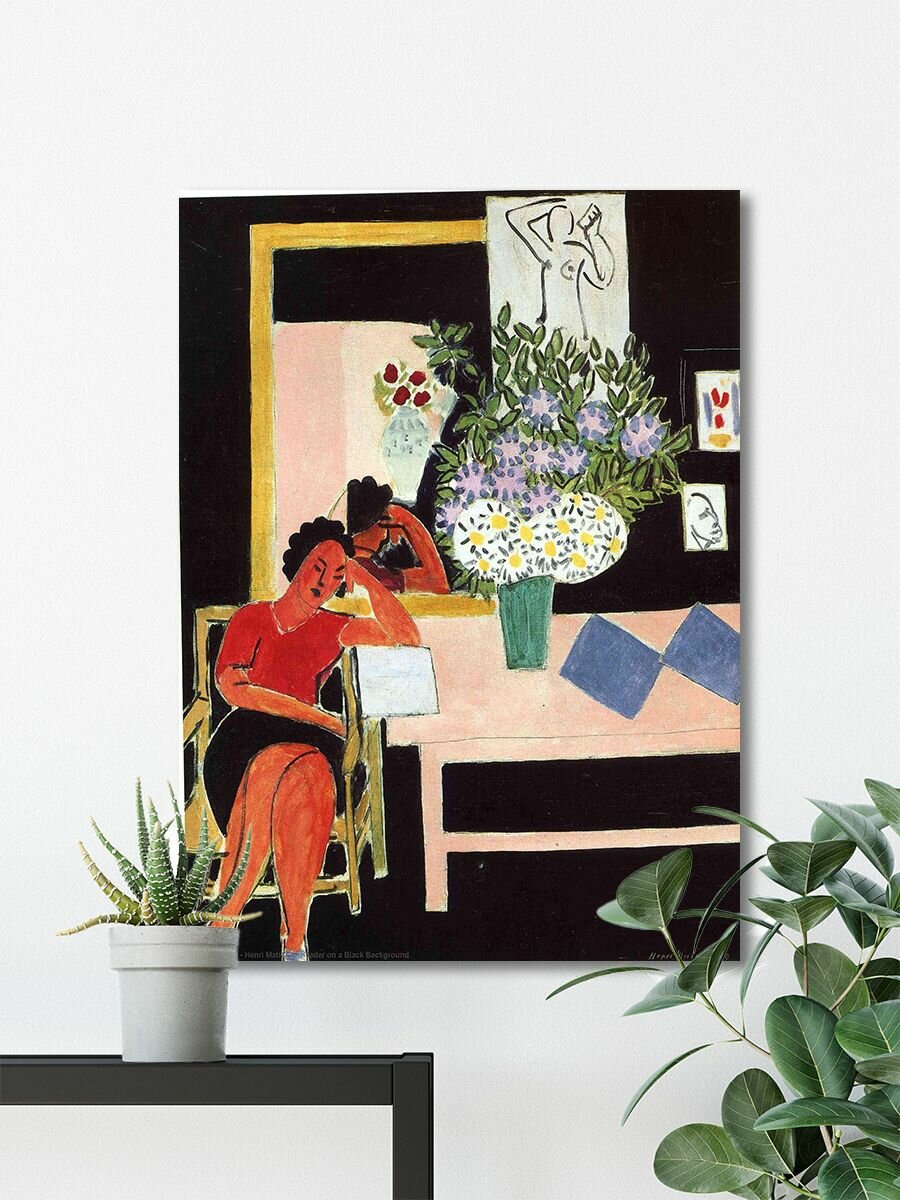 Картина матисс / Репродукция картины на холсте, 20х30 см.