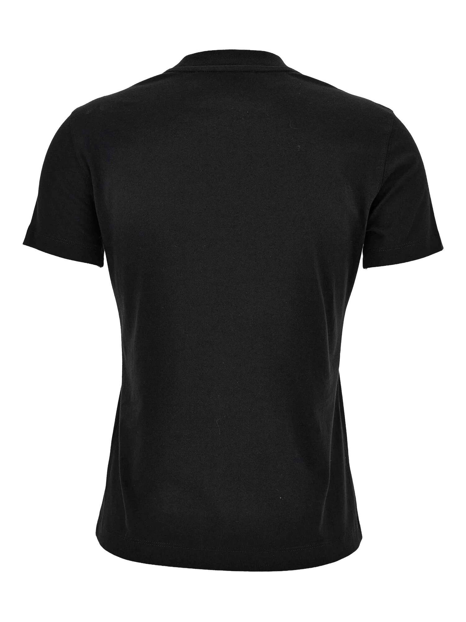 Футболка Versace Jeans Couture Logo-print T-shirt, размер 2XS, black/black — фото 1