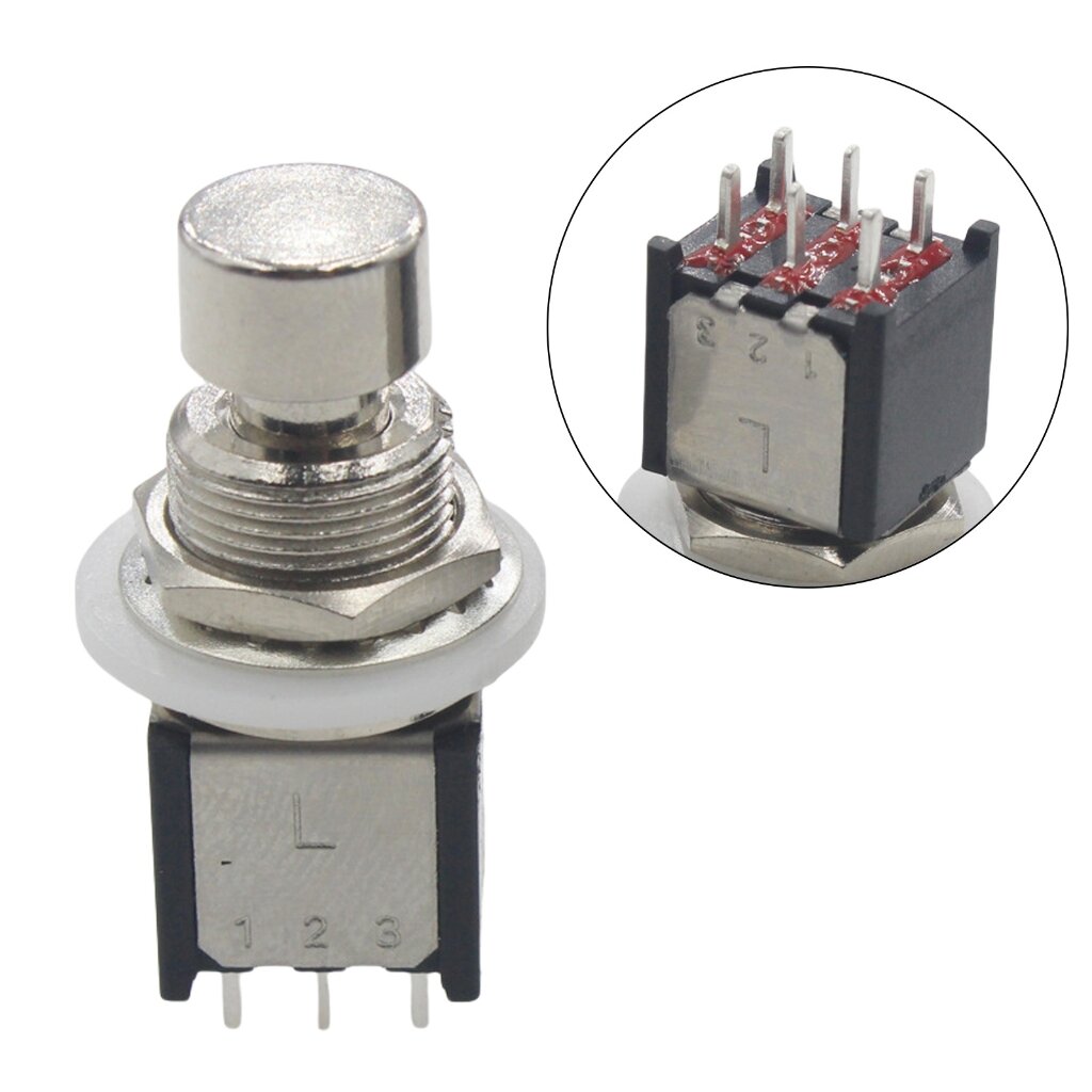 DPDT педаль с фиксацией, ножные переключатели, сменная кнопка аварийной остановки