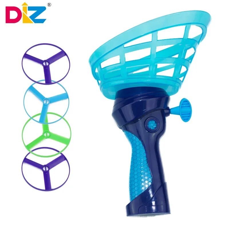 DIZ TOYS Летающая тарелка для детей из пластика, Синий, Унисекс