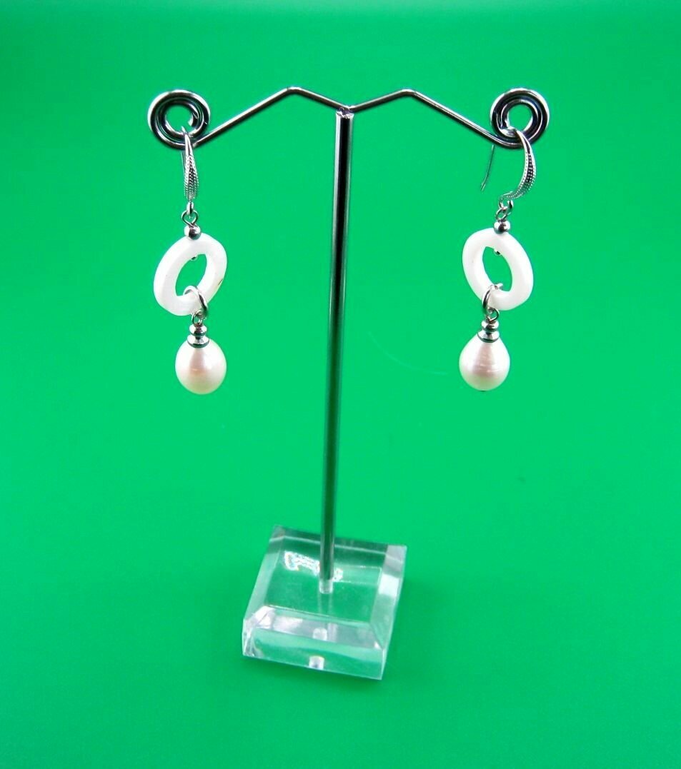 Серьги, перламутр