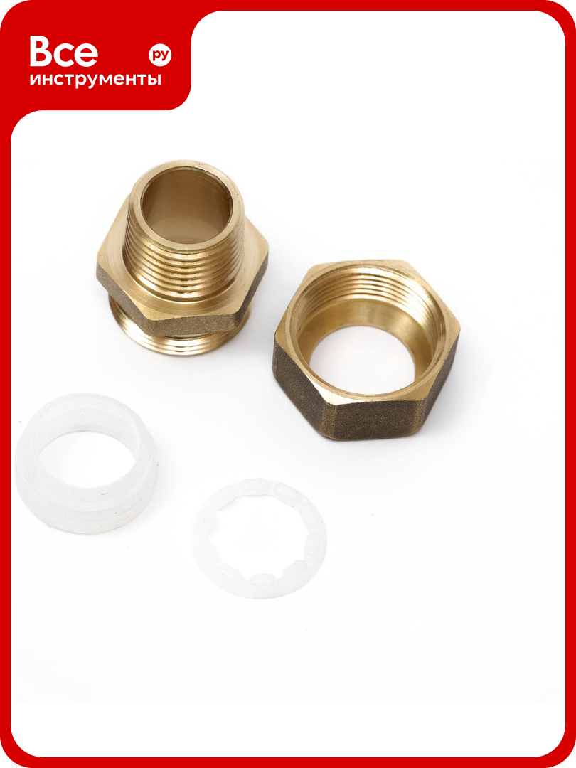 Муфта KOFULSO труба-наружн. резьба (папа) BC15, с внутренней резьбой ½ дюйма