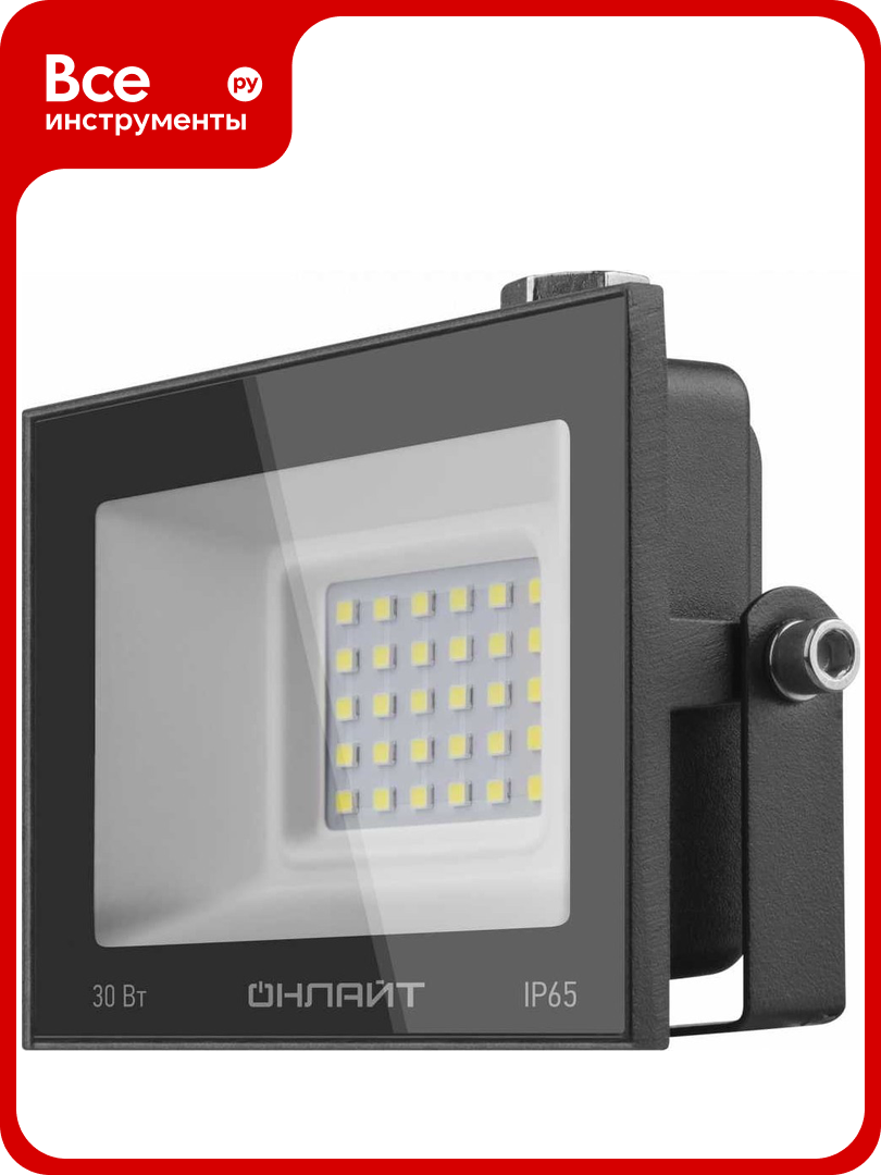 Светильник онлайт OFL-30-4K-BL-IP65-LED 71657
