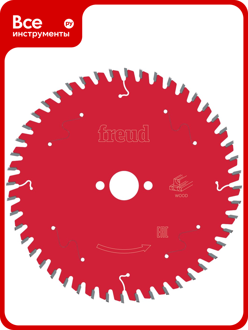 Диск пильный 254x2.6/1.8x30 мм, Z80, A=5, ATB, Table Wood Freud FR24W004T, синий