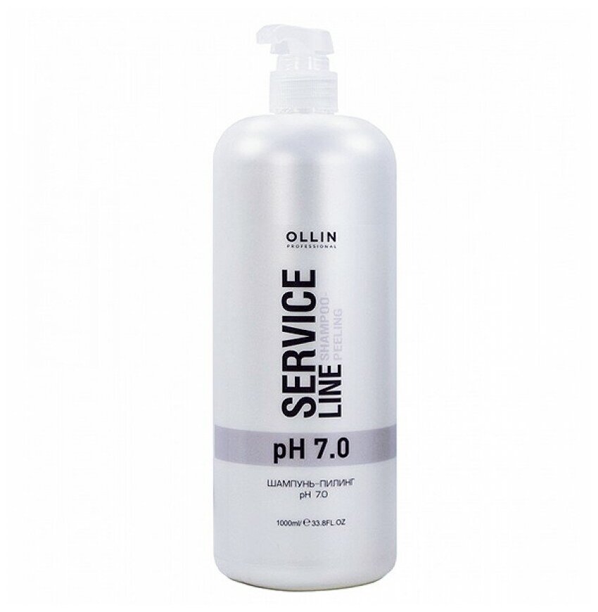 Шампунь пилинг ph 7.0 глубокой очистки Ollin Service Line 1 л