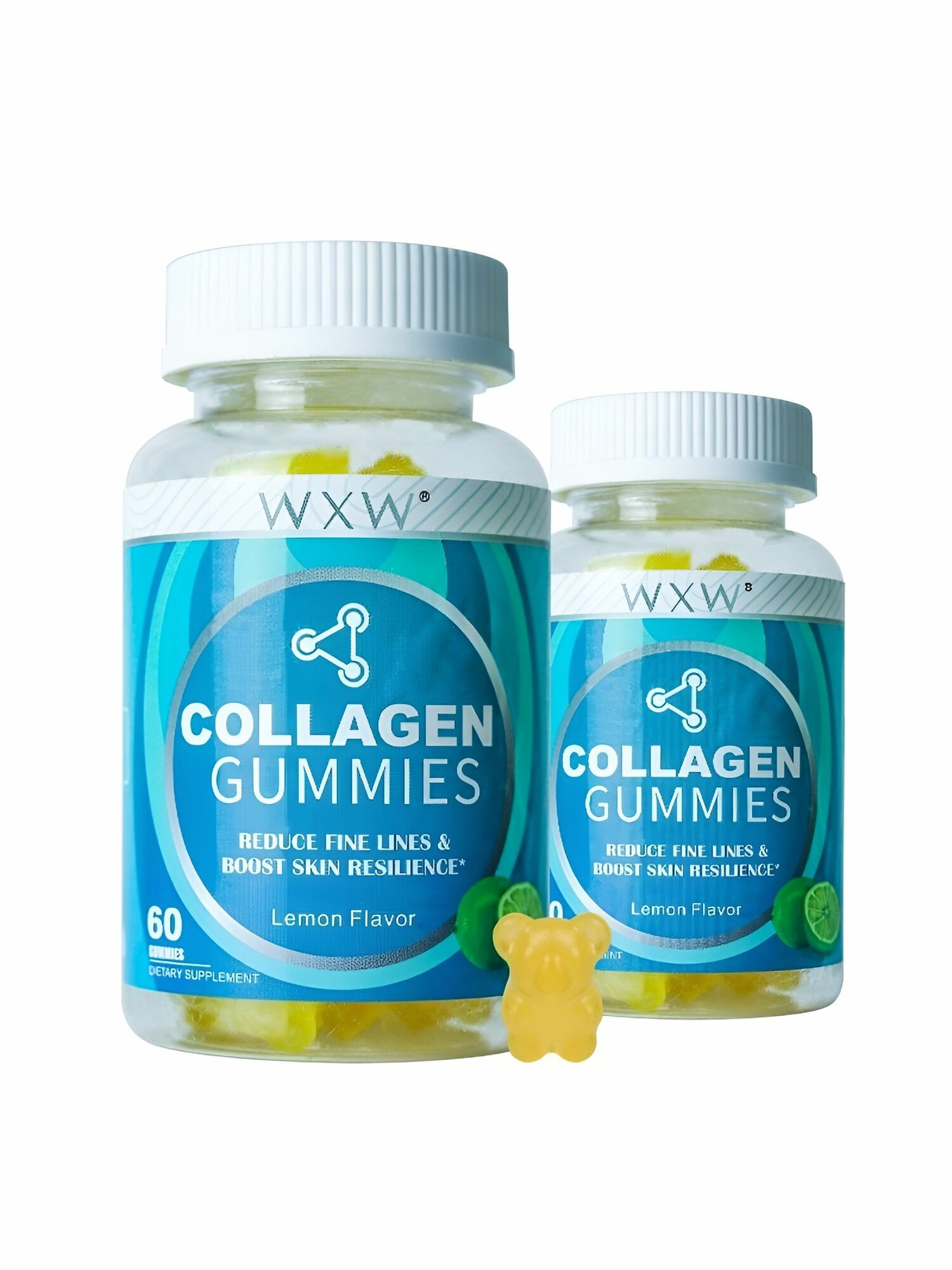 Витамины WXW "Коллагеновые Мишки", коллаген для кожи и красоты, 209 г