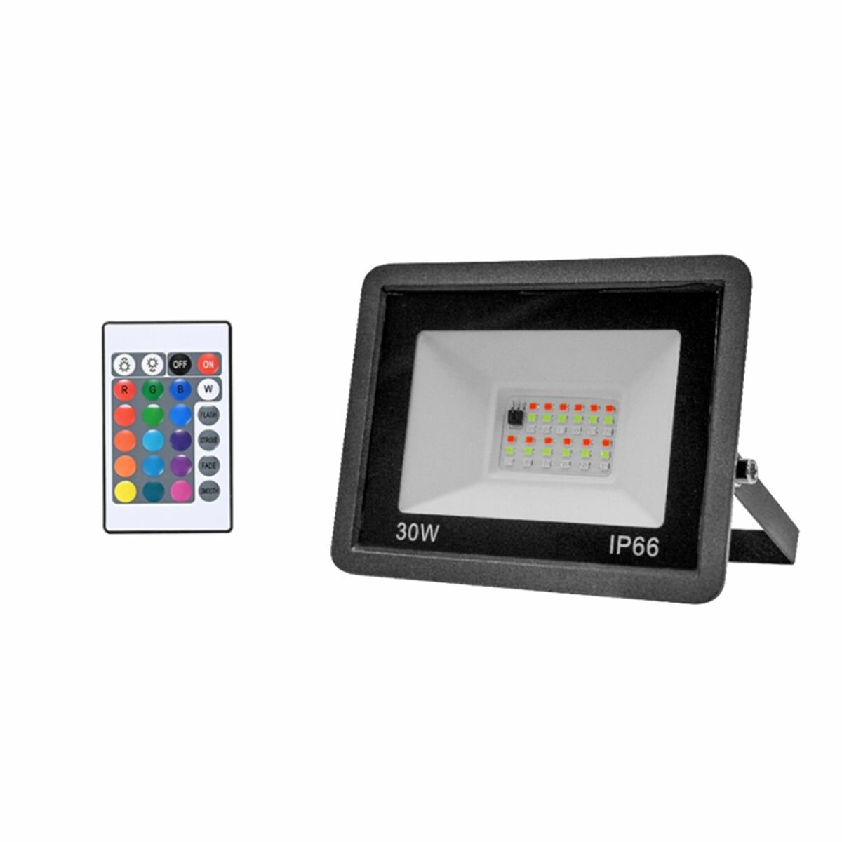 RGB Светодиодный Прожектор AC100-265V IP66 Уличный Водонепроницаемый 30 Вт