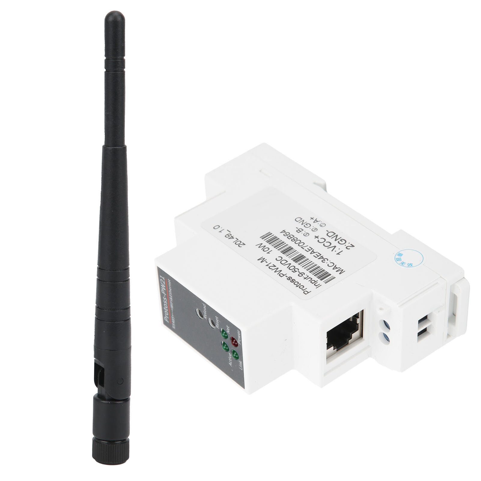 Сервер последовательной связи RS485 в WIFI Ethernet для системы eCos с антенной 9-50VDC, поддержка TCP/UDP/MQTT/HTTP/WebSocket