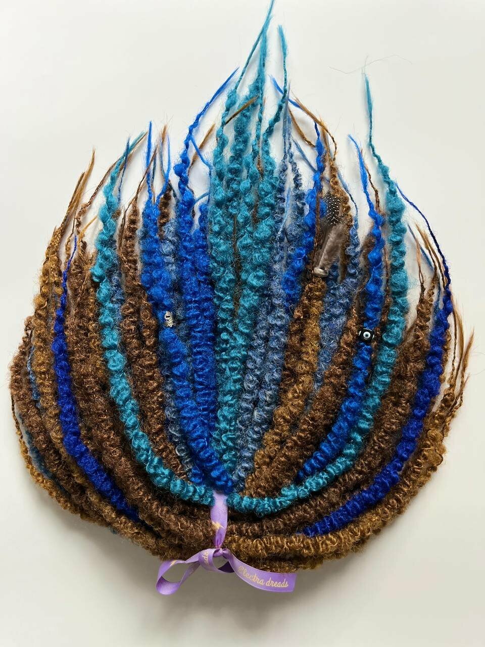 Комплект для полного или частичного заплетения Electra dreads фактурные дедреды 45 см