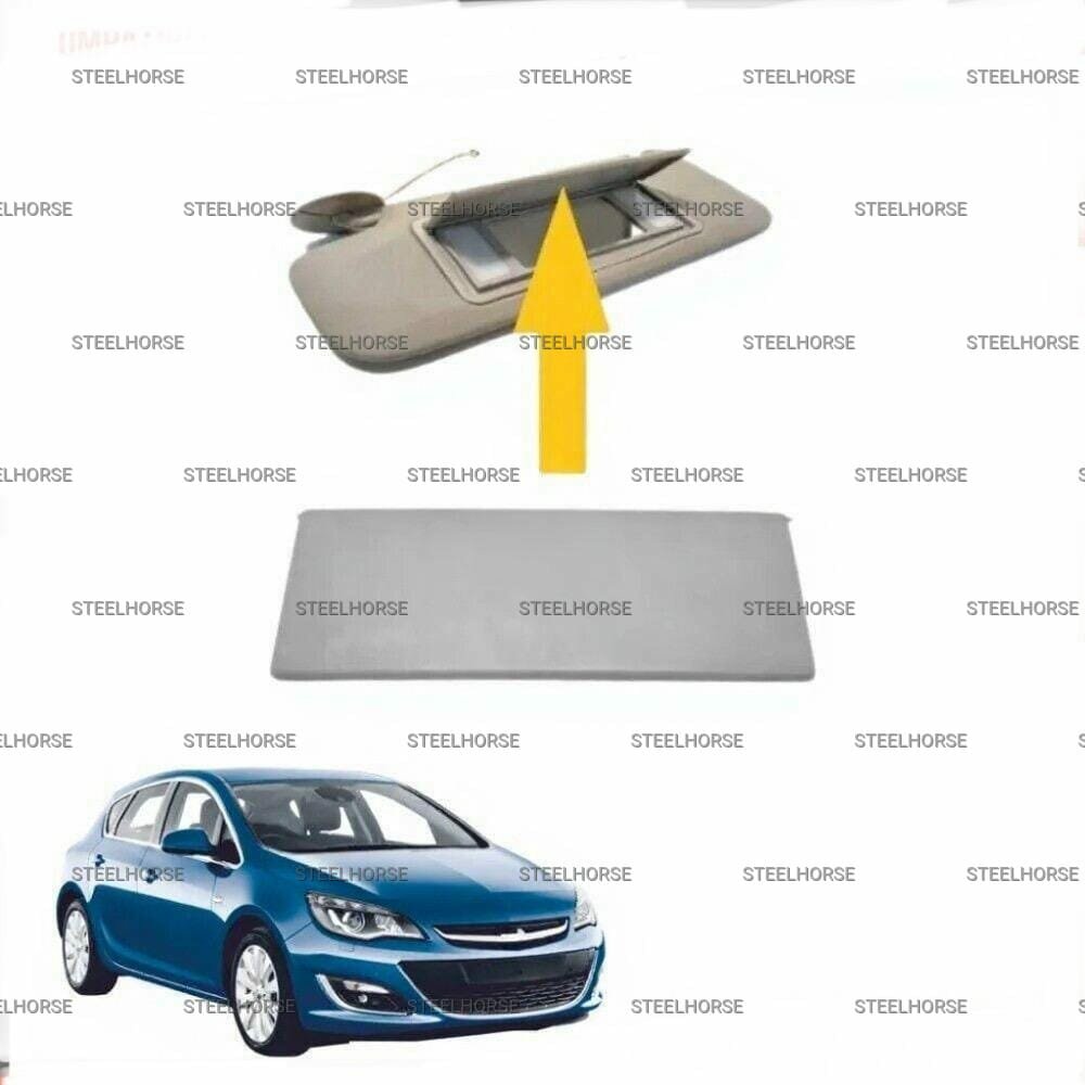 Крышка зеркала солнцезащитого козырька левая или правая (бежевая) Opel Astra J; Insignia .