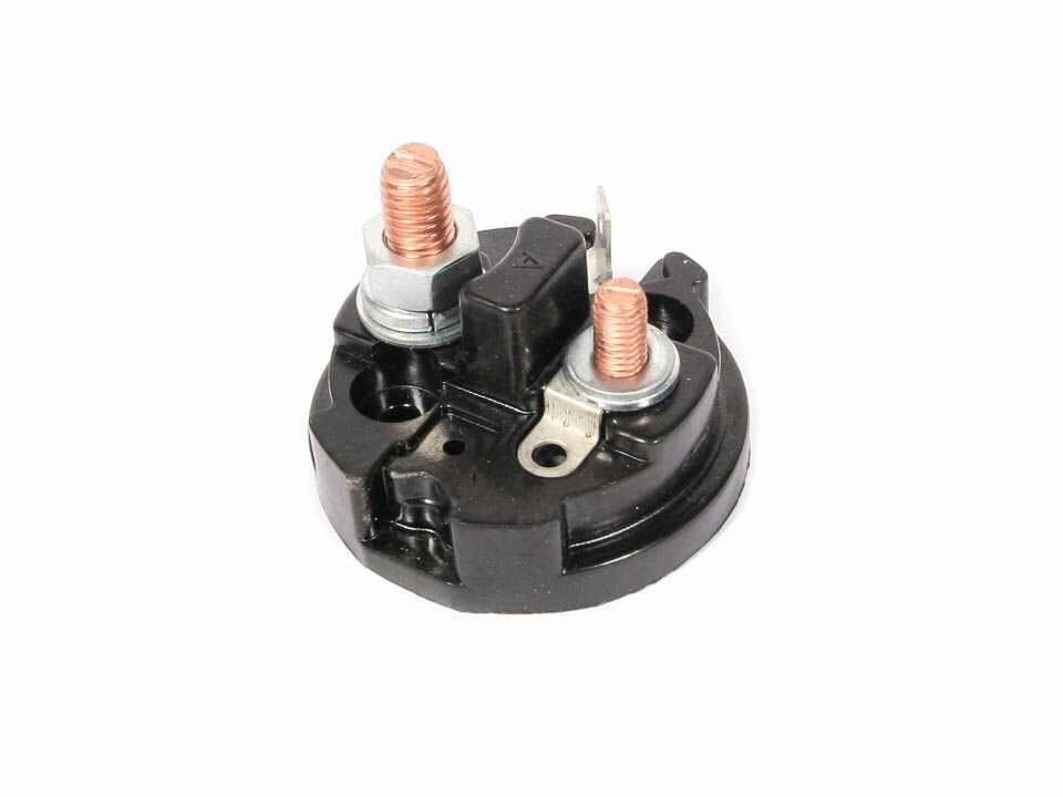 Крышка реле втягивающего 2101 08 на стартер 57 71 серии КЗАТЭ и аналоги с медными болтами в сборе крона 10-01.3708